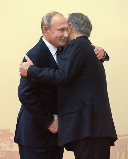Песков Путин провел в Москве частную встречу с Назарбаевым Коммерсантъ